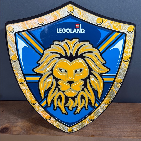 Lego | Costumes | Lego Legoland Blue Lion Castle Foam Shield With ...